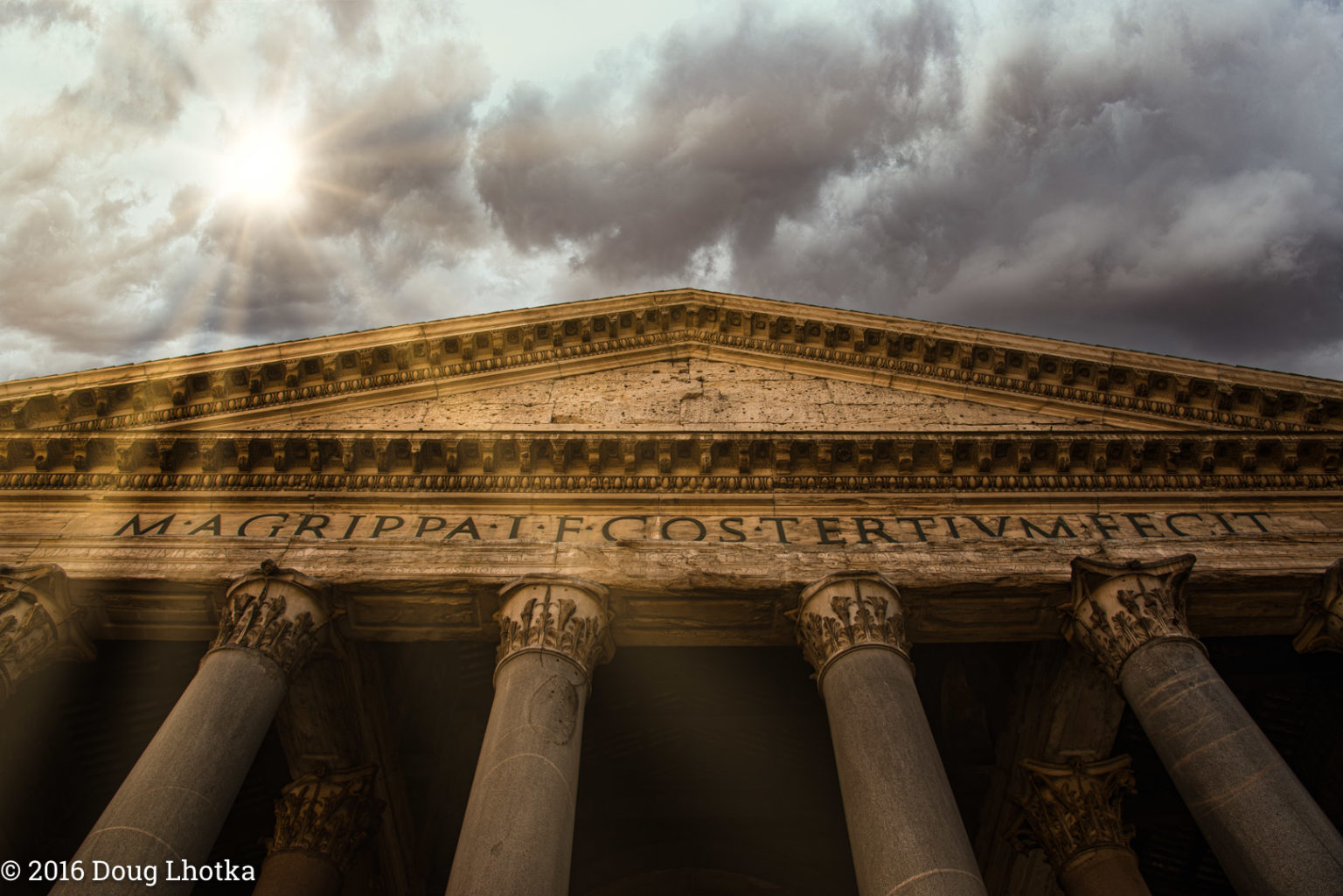 Sunset over Pantheon
